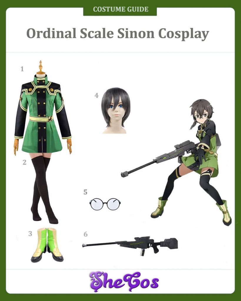 How to Cosplay Sinon of Sword Art Online | SheCos Blog