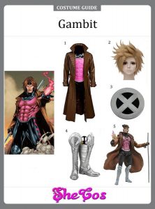 Get Ready To Show Your Power With X-Men Gambit Costume | SheCos